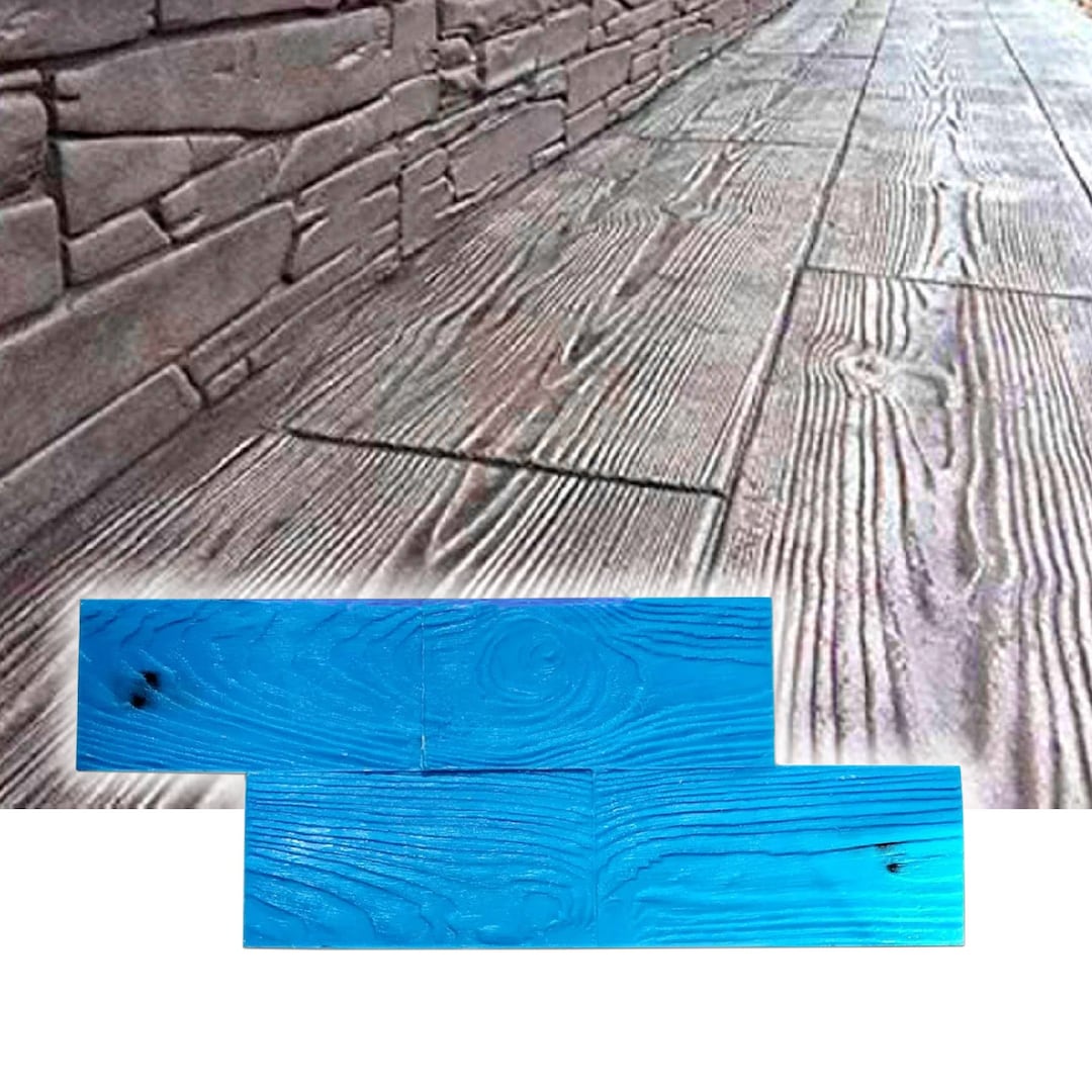 Polyurethane Stamp "wooden Planks" | Decorative Texturing Concrete ...