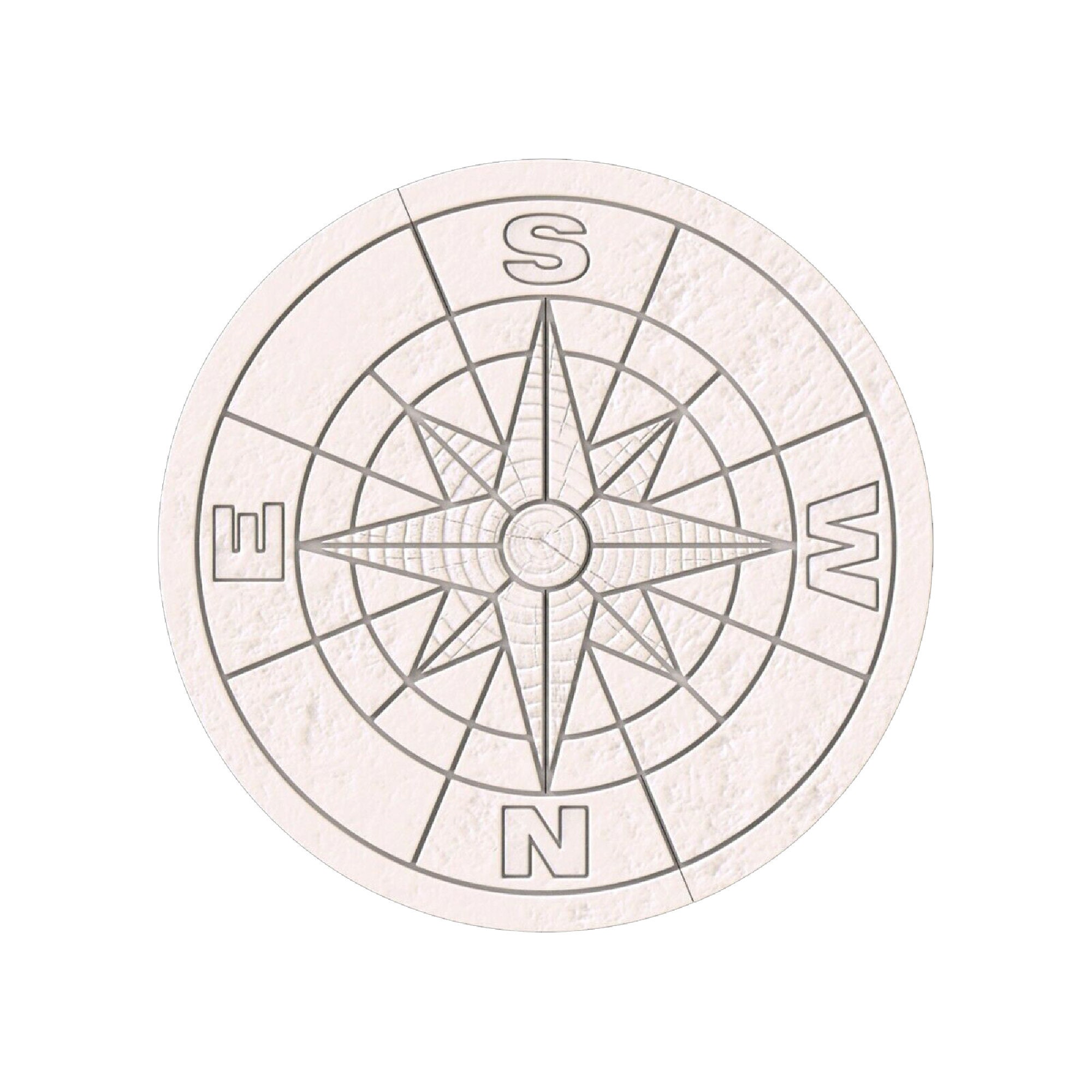 Polyurethane Stamp compass-big Decorative Cement Concrete Stamping - Etsy