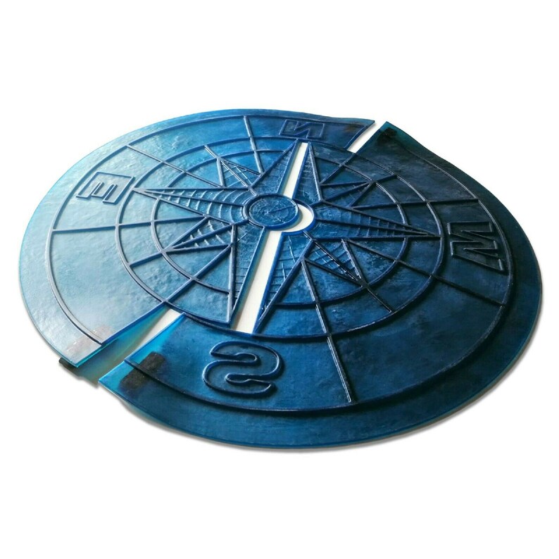 Polyurethane Stamp "compass-big" | Decorative Cement Concrete Stamping ...