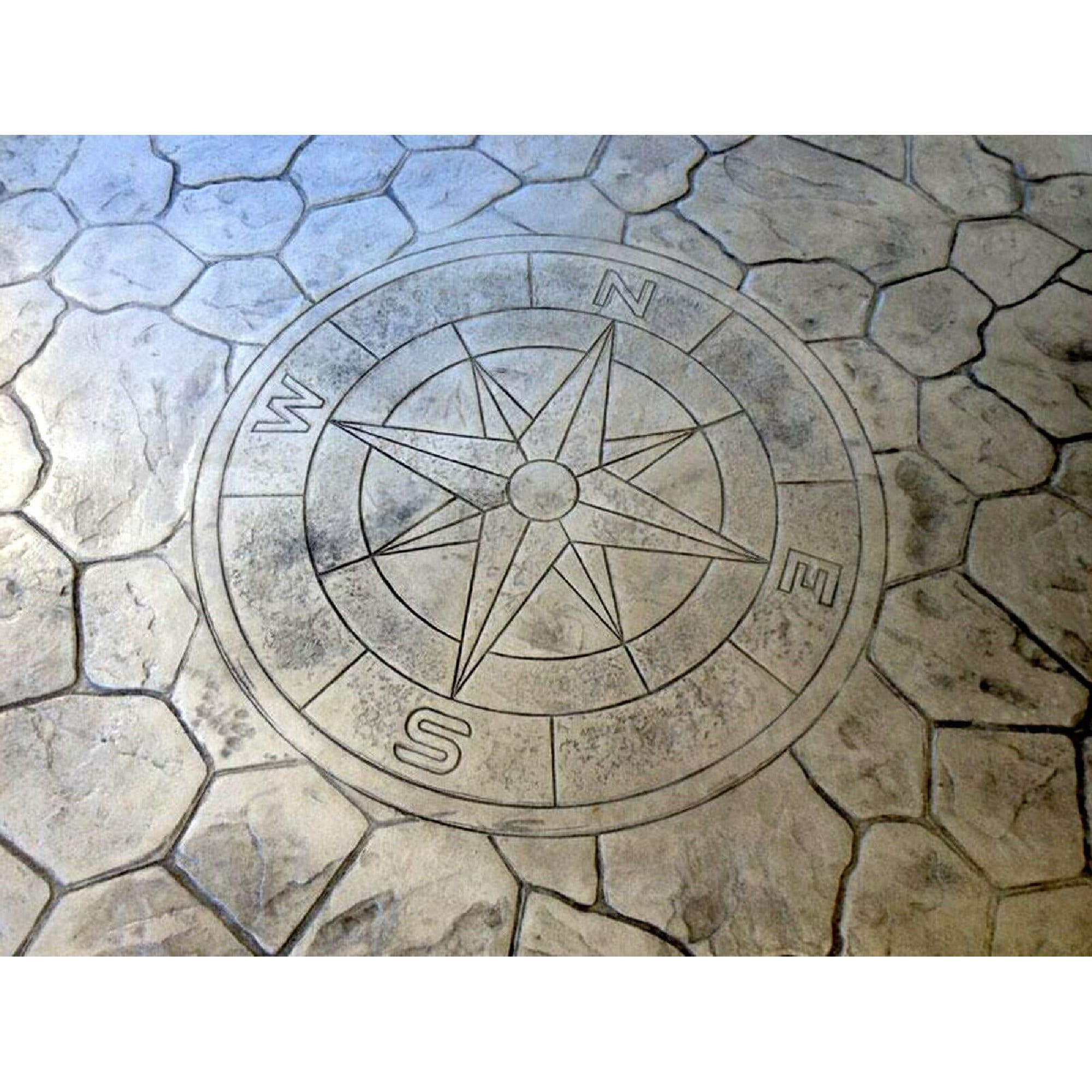 Polyurethane Stamp compass-big Decorative Cement Concrete Stamping - Etsy