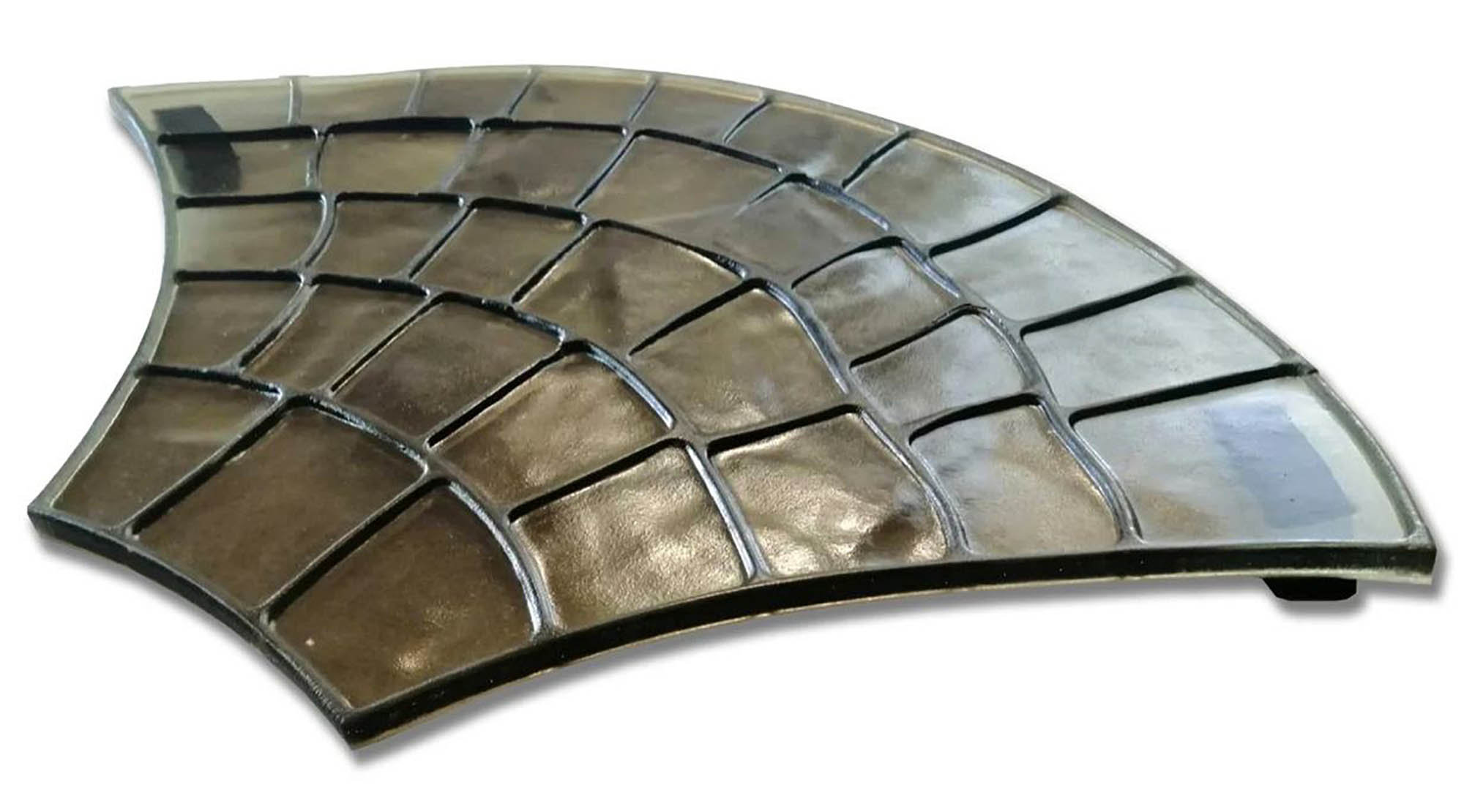 Polyurethane Form "fan", Floor and Wall Paver Mold, Stamp for Printing ...
