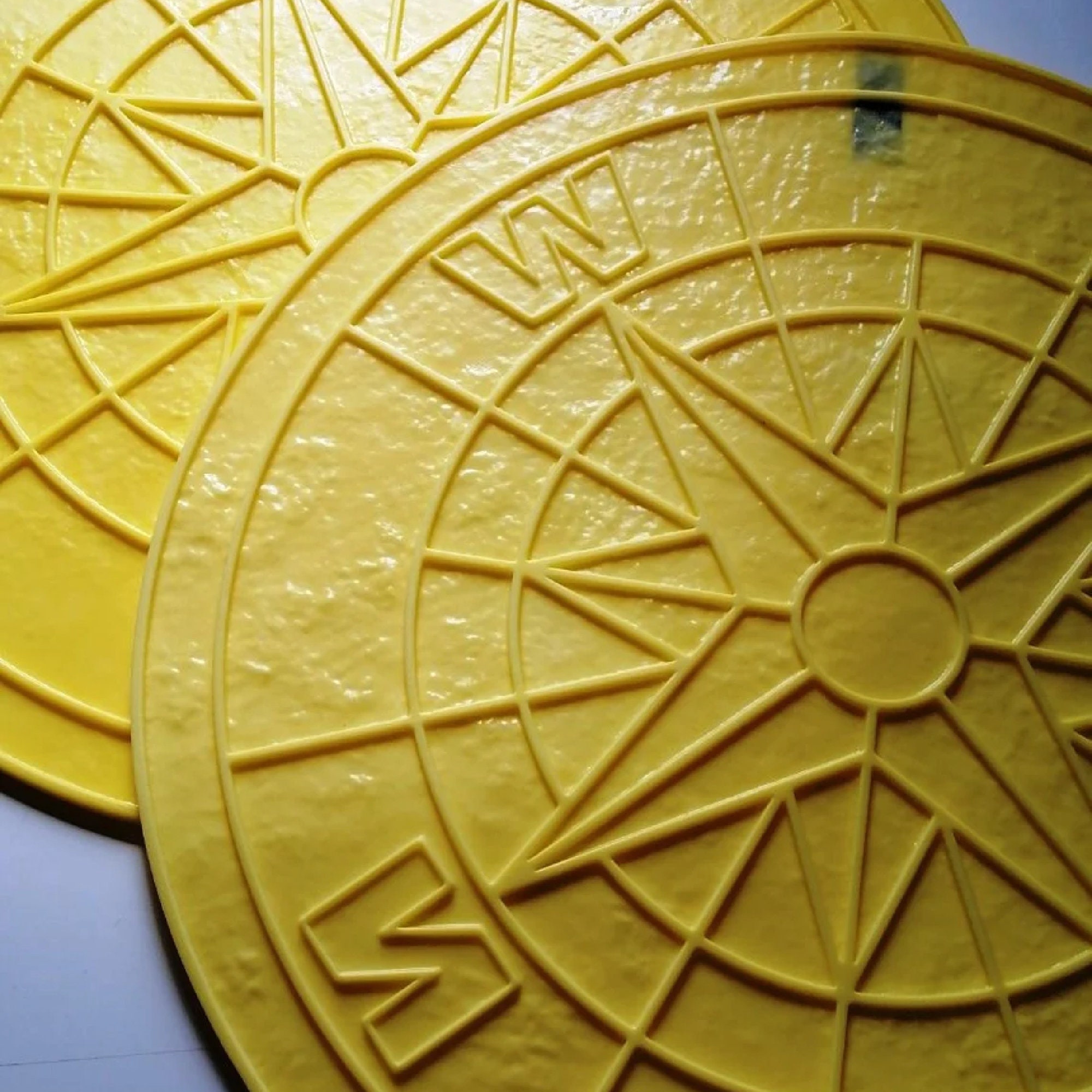 Polyurethane Stamp "compass" | Texturing Decorative Cement Concrete ...