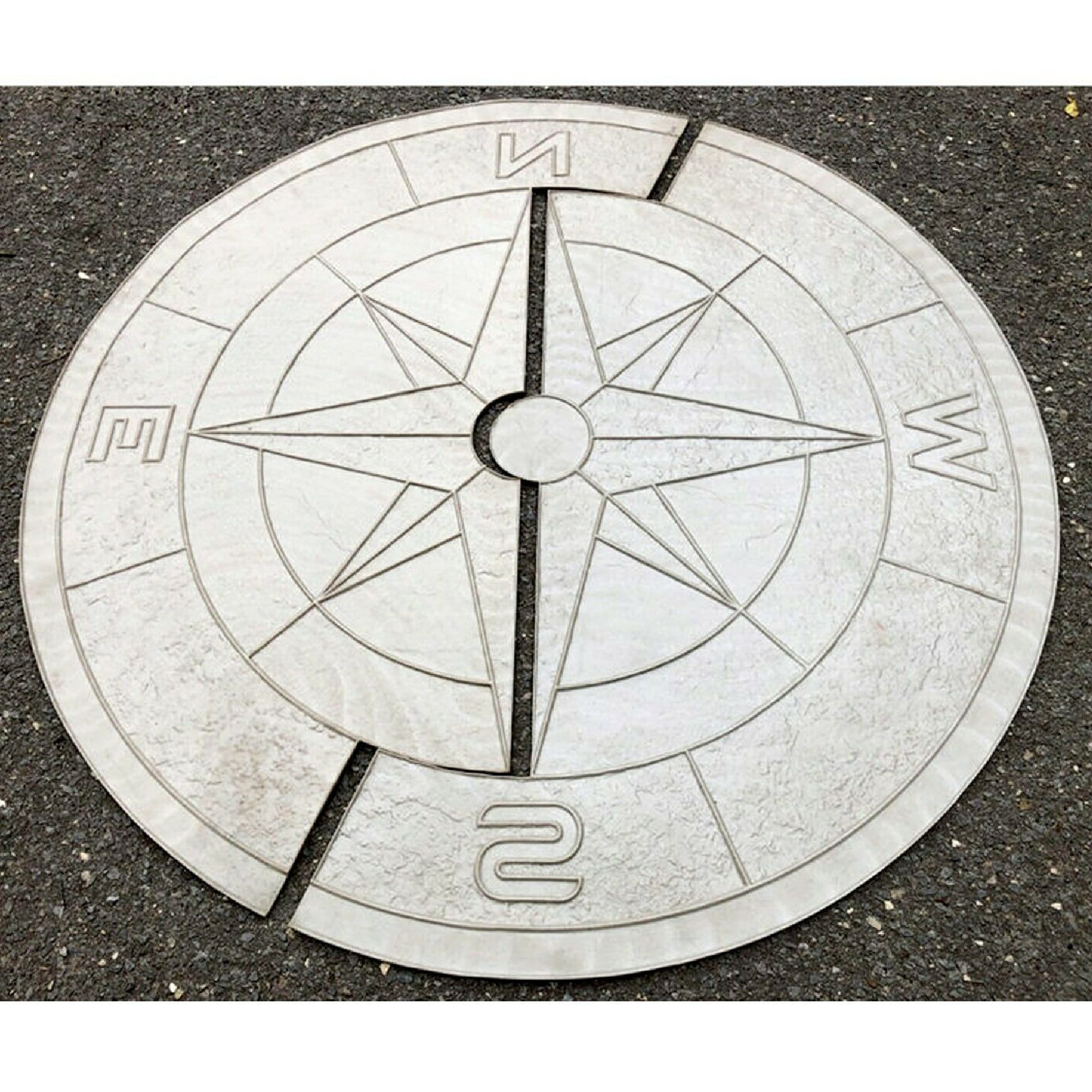 Polyurethane Stamp "compass-big" | Decorative Cement Concrete Stamping ...