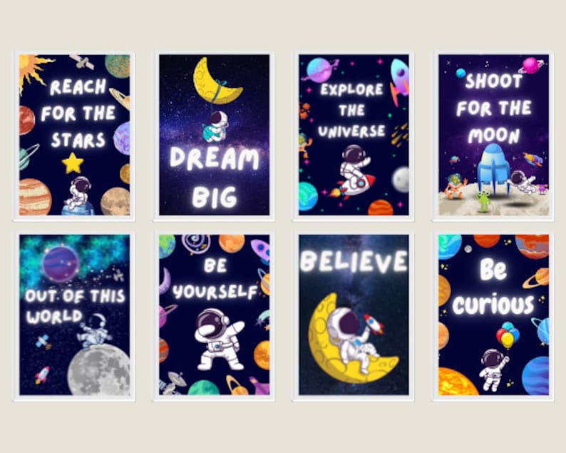 Space Motivational Posters | for Classrooms and at Home | Space ...