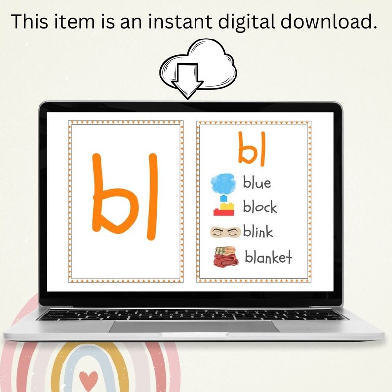 Printable PDF Double Sided Phonics Phases 4 | Large A6 Flash Cards ...