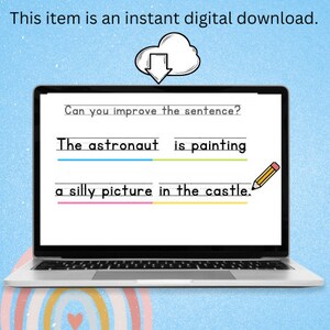 Silly Sentence Builder | Learning to Read and Write | School | Home ...