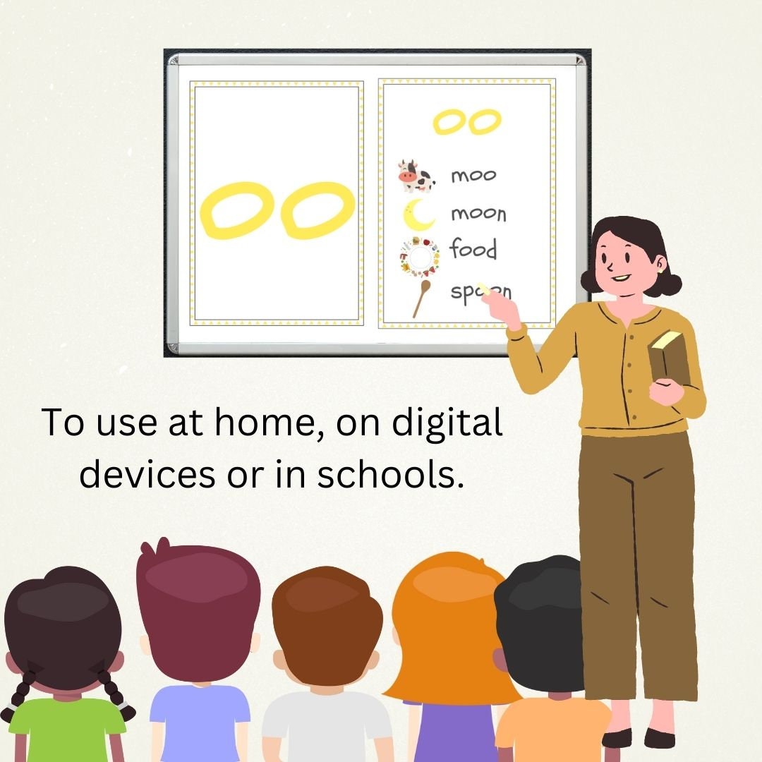 Printable PDF Double Sided Phonics Phases 3 | Large A6 Flash Cards ...