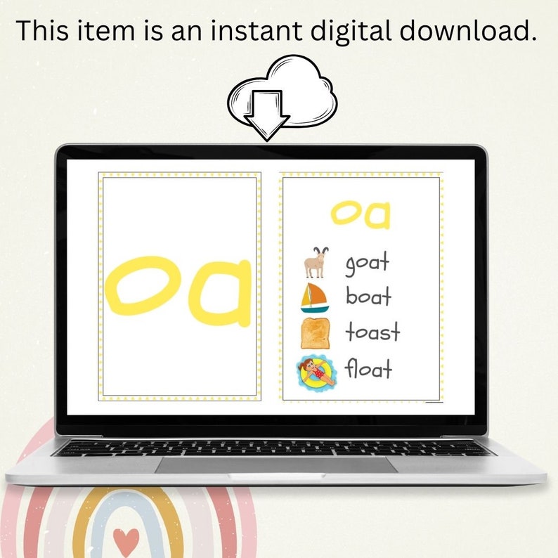 Printable PDF Double Sided Phonics Phases 3 | Large A6 Flash Cards ...