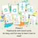 Printable PDF Double Sided Phonics Phases 2,3,4,5 | Large A6 Flash ...