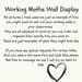 Maths Working Wall Display (hessian) - Etsy UK