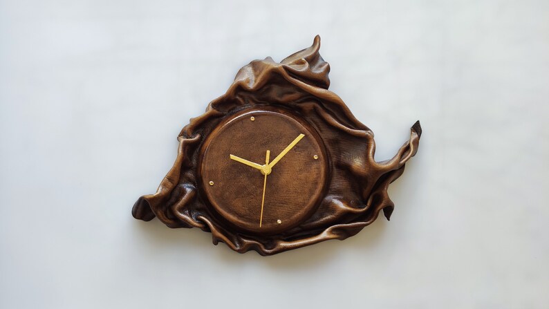 Leather Wall Clock - Etsy