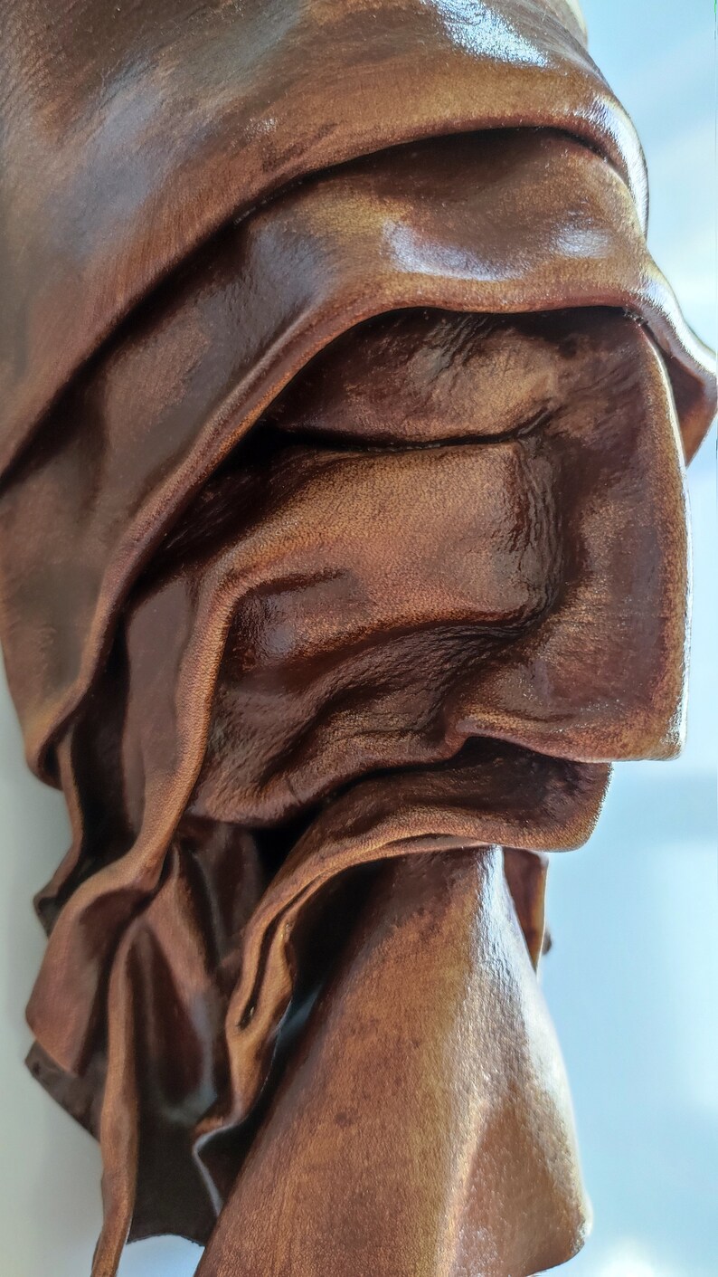 Ancient Wall Art Shamanic Art Bohemian Wall Decor Leather Mask 3d Wall ...