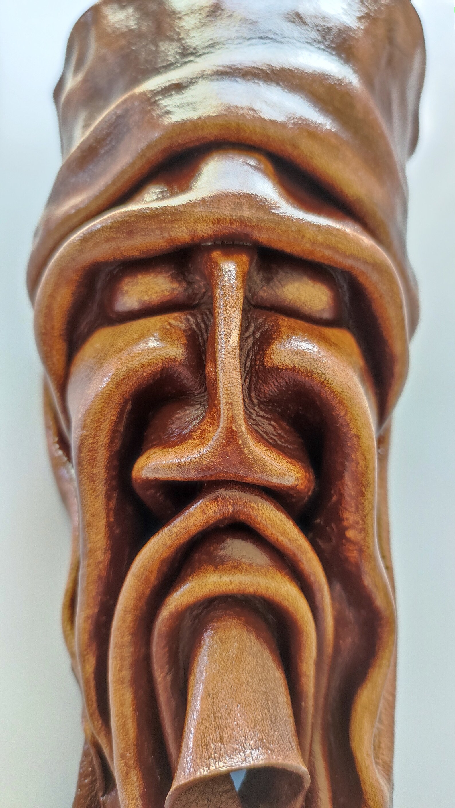 Ancient Wall Art - Shaman Art - Bohemian Wall Decor - Leather Mask - 3d ...