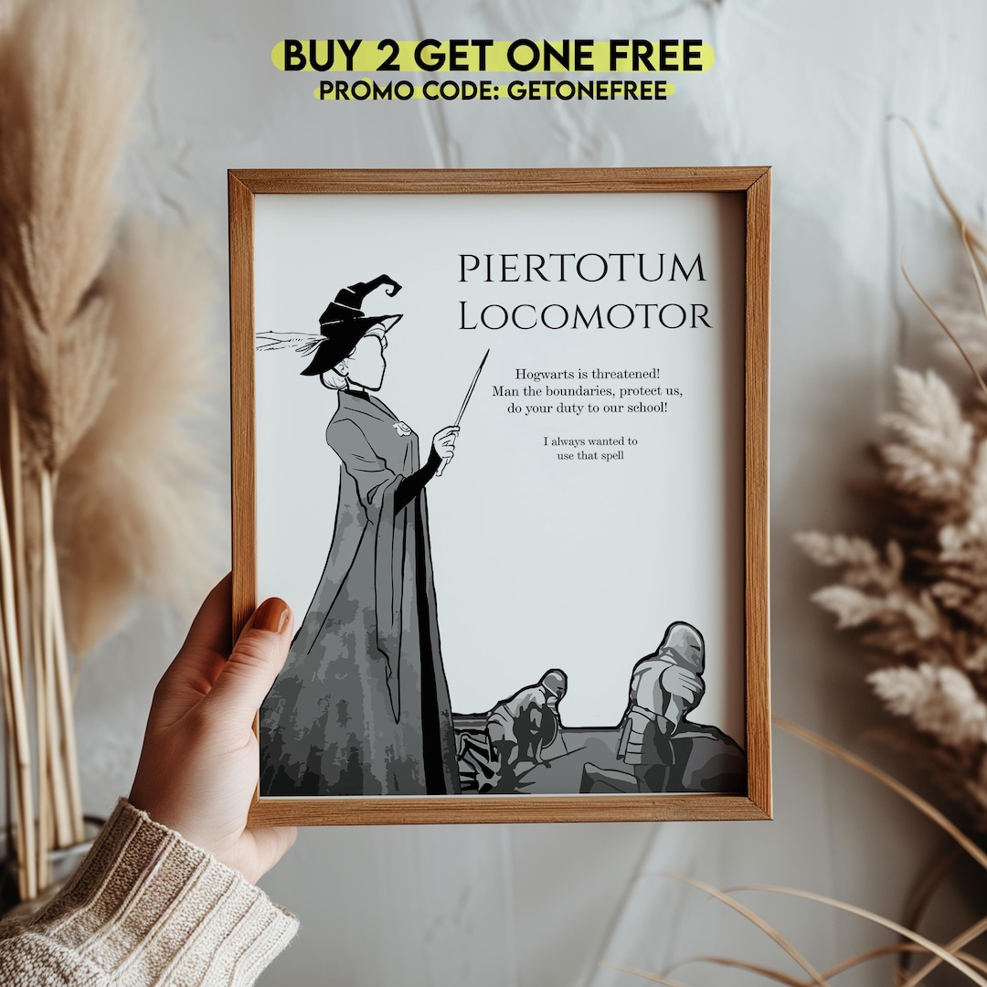 Printable Wall Art Professor Minerva Mcgonagall Quote Piertotum ...