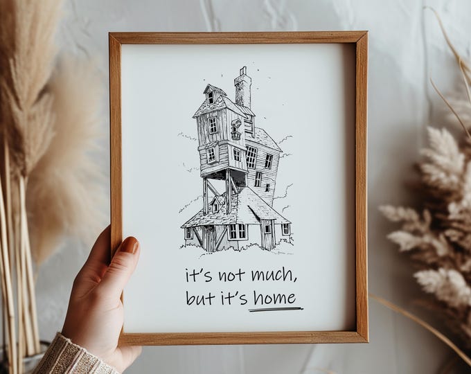 It's Not Much but It's Home the Burrow SVG - Etsy Canada
