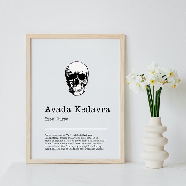 Avada Kedavra - Etsy