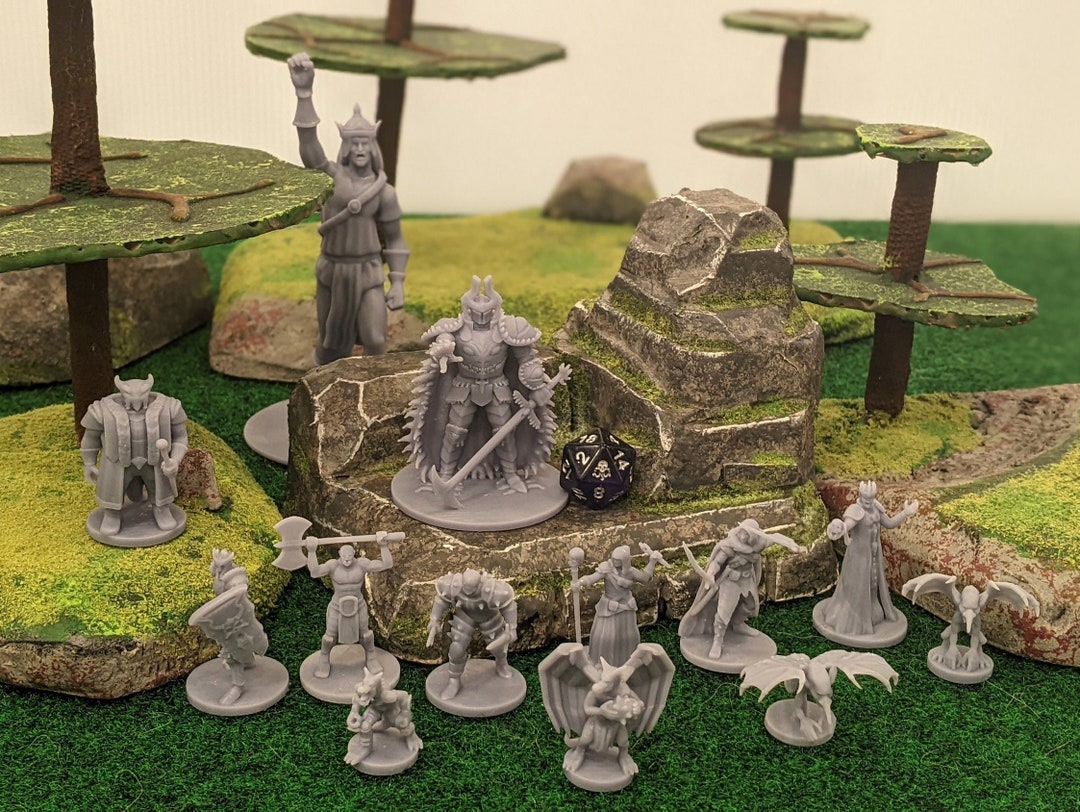 Resin 3d Printed Miniatures for Dnd, RPG, and Tabletop Gaming - Etsy