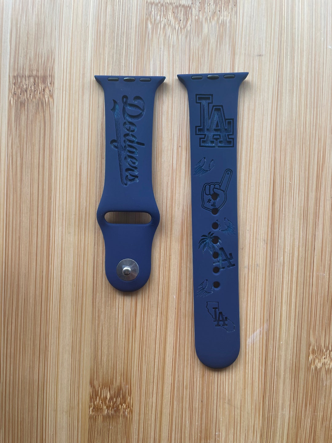 Dodgers Themed Apple and Samsung Galaxy Watch Band - Etsy