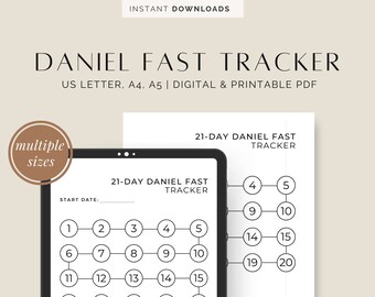 Daniel Fast Printable - Etsy