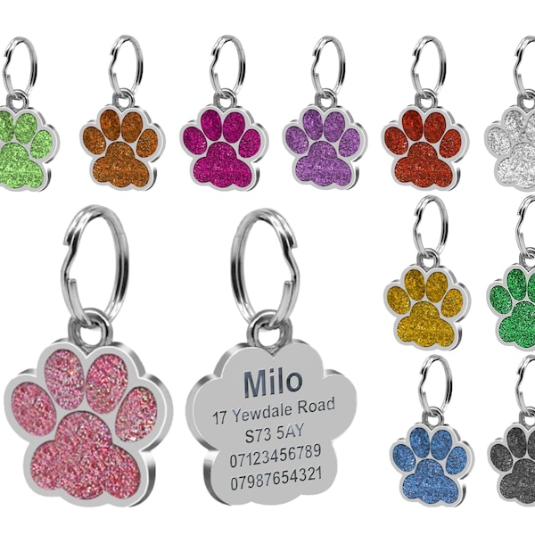 Pink Cat Collar Charm - Etsy UK