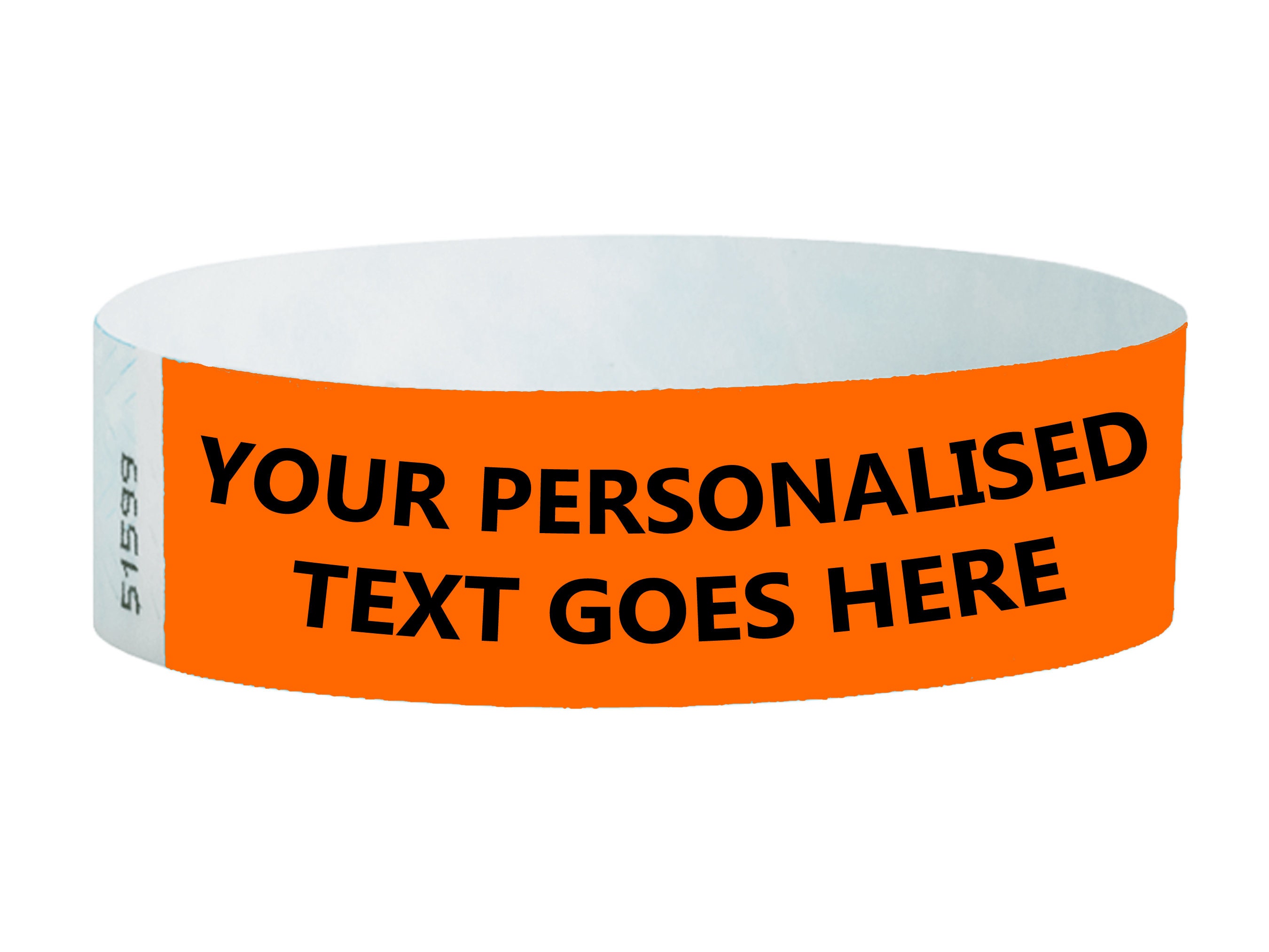 50 Personalised Paper Wristbands Custom Party Events Strap - Etsy UK