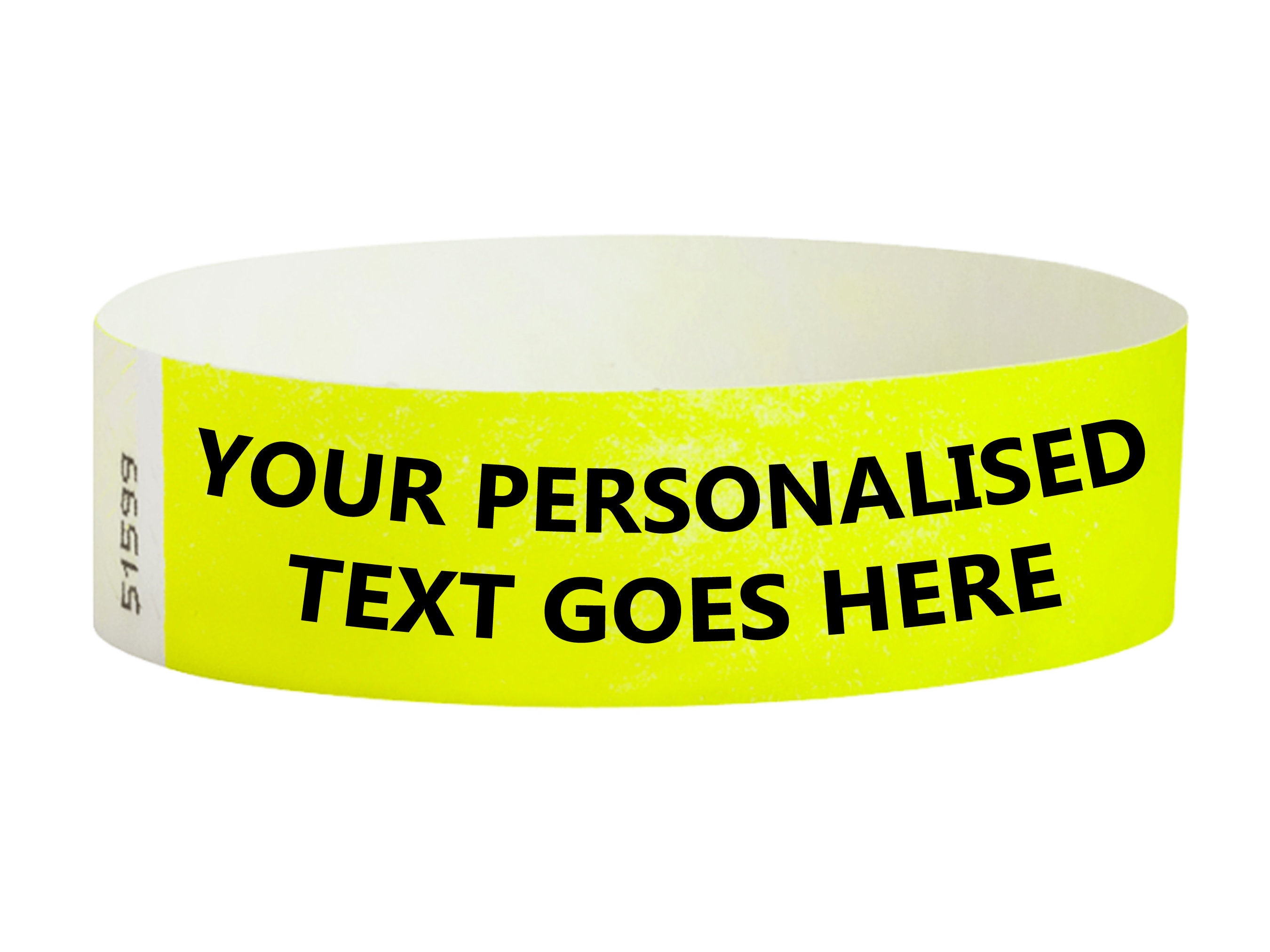 50 Personalised Paper Wristbands Custom Party Events Strap - Etsy UK