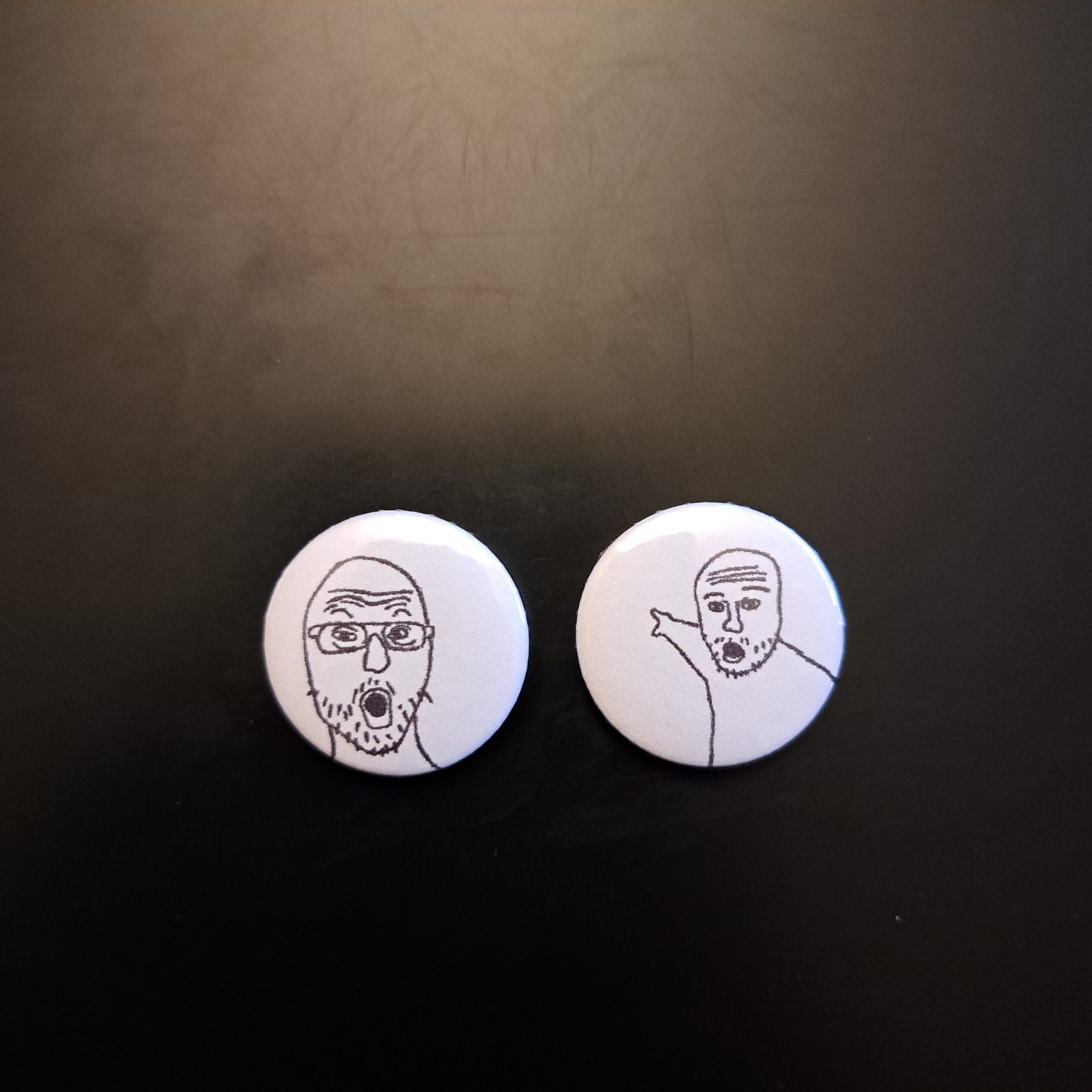 Soyjack Buttons - Etsy