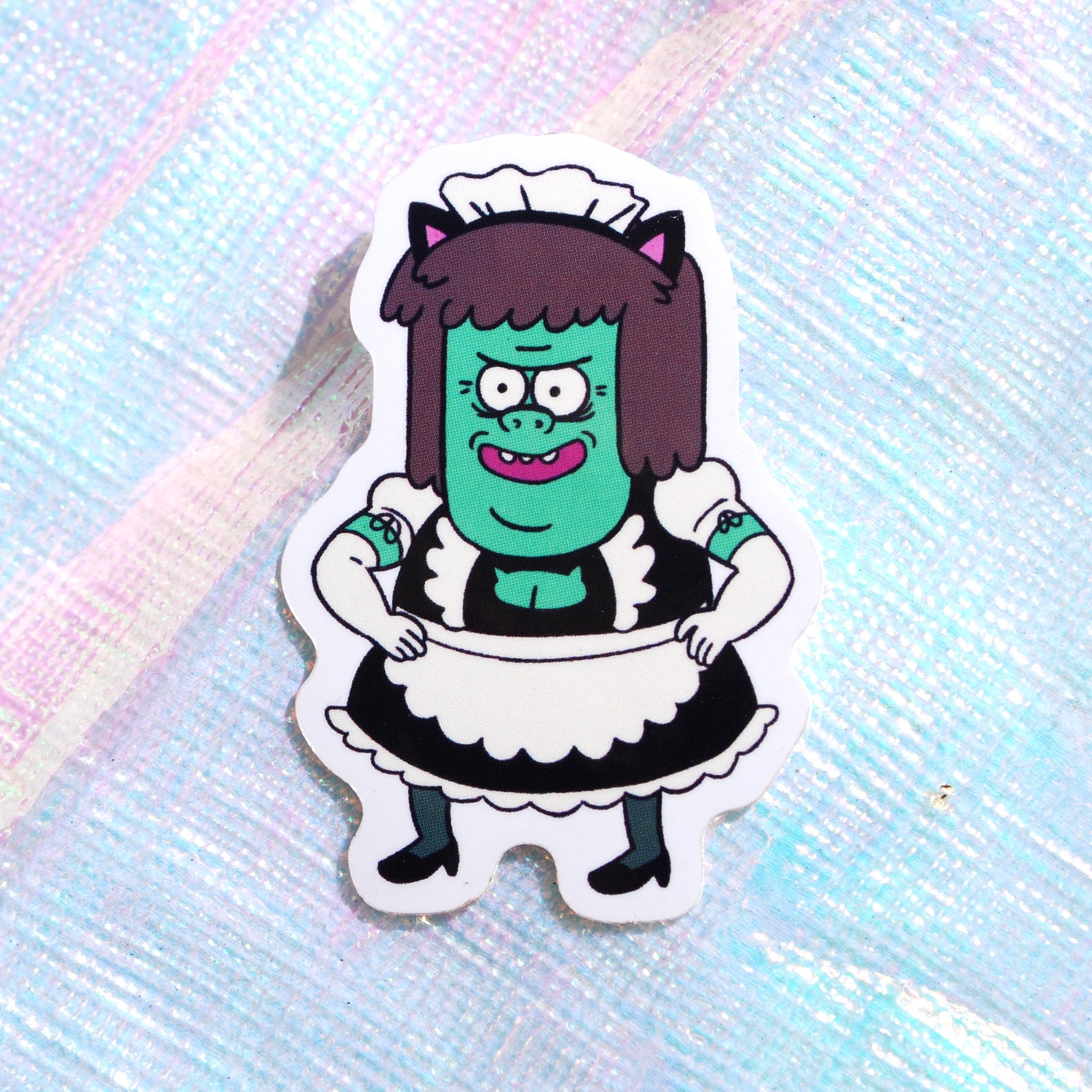 Muscle Maid Sticker - Etsy