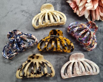 Round Hair Claw - Etsy