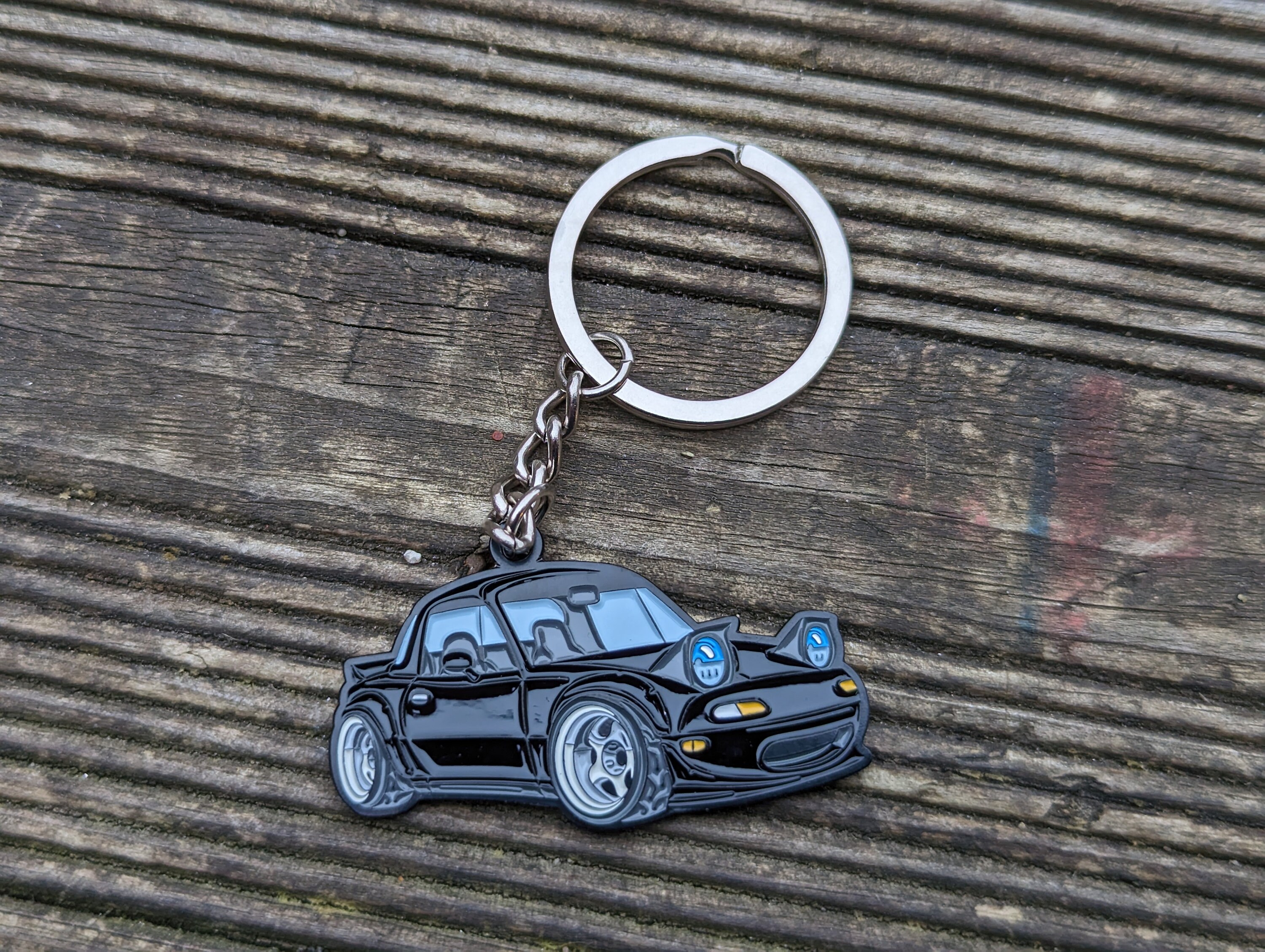 Mazda Miata MX5 Eunos Mk1 NA Metal Keychain - Etsy