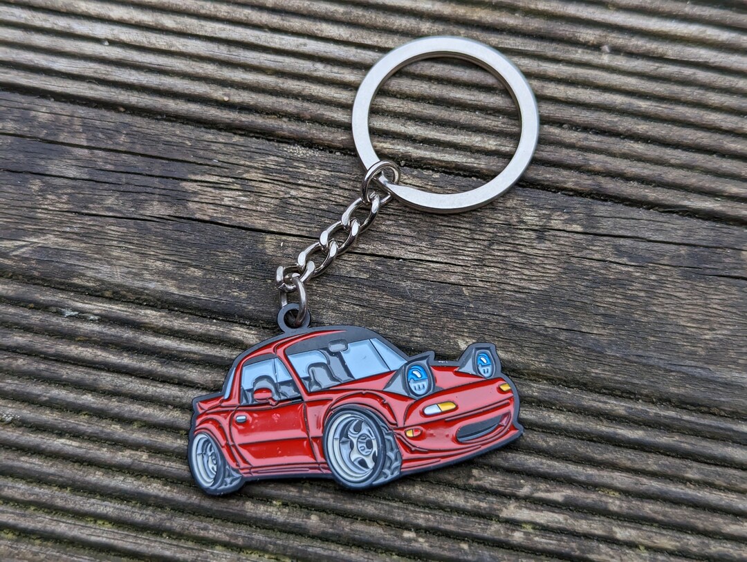 Buy Mazda Miata MX5 Eunos Mk1 NA Metal Keychain Online in India - Etsy