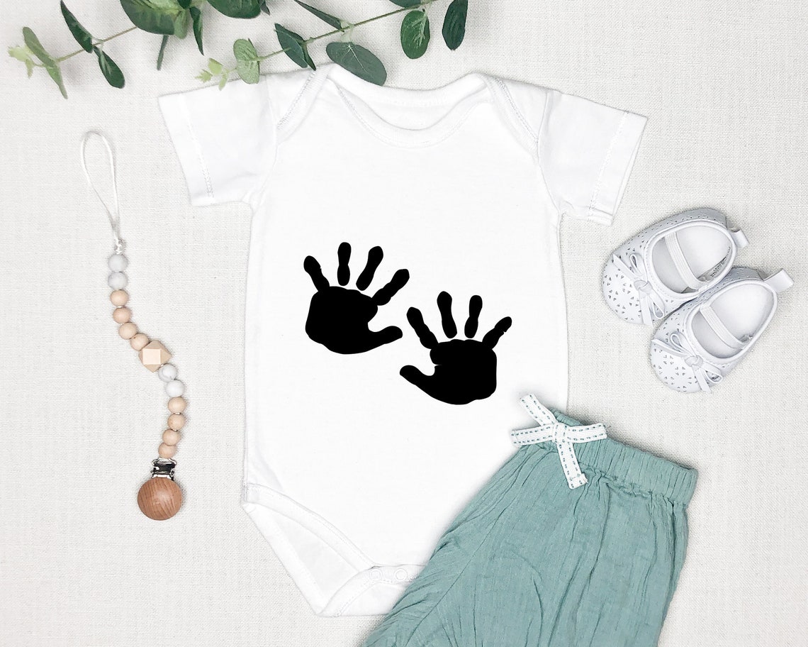 Baby Handprint SVG, Baby Handprint DXF, Baby Handprints, Baby Hands SVG ...