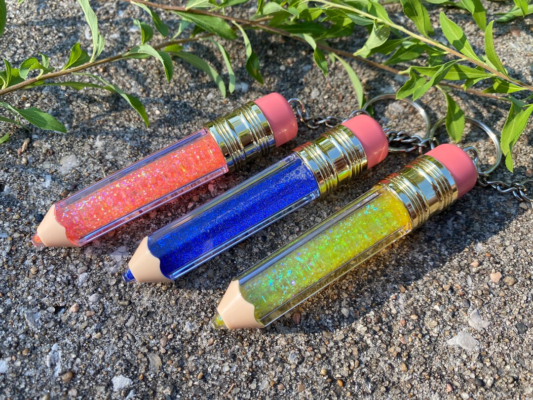 Snow Globe Pencil Keychain | Back to School Keychain | Pencil Keychain ...