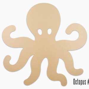 Octopus Shape for Crafts / Wall Art / Signs / Props / Decorations - 5 ...