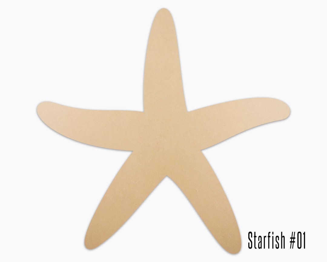 Starfish Shape for Crafts / Wall Art / Signs / Props / Decorations - 5 ...