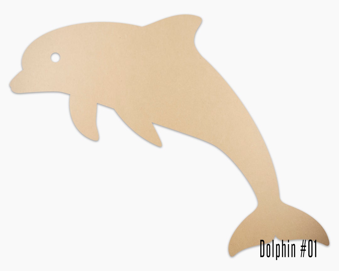 Dolphin Shape for Crafts / Wall Art / Signs / Props / Decorations 5 ...