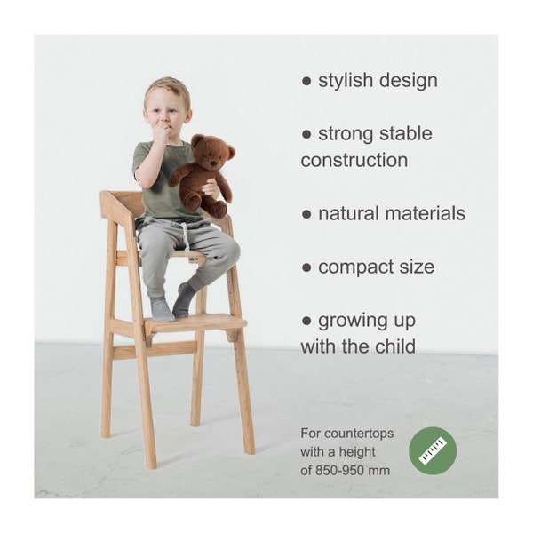 Wooden High Chair - Etsy