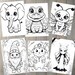92 Animal Coloring Pages | Digital Download | Fun & Relaxing Printable ...