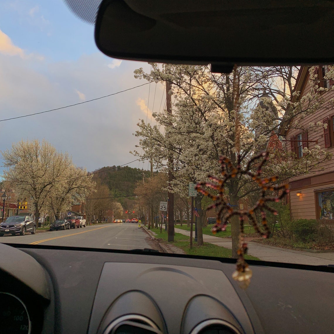 Sun Handmade Rearview Mirror Charm Rearview Accessory Car - Etsy