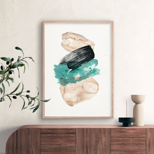 Wall Art Turquoise - Etsy