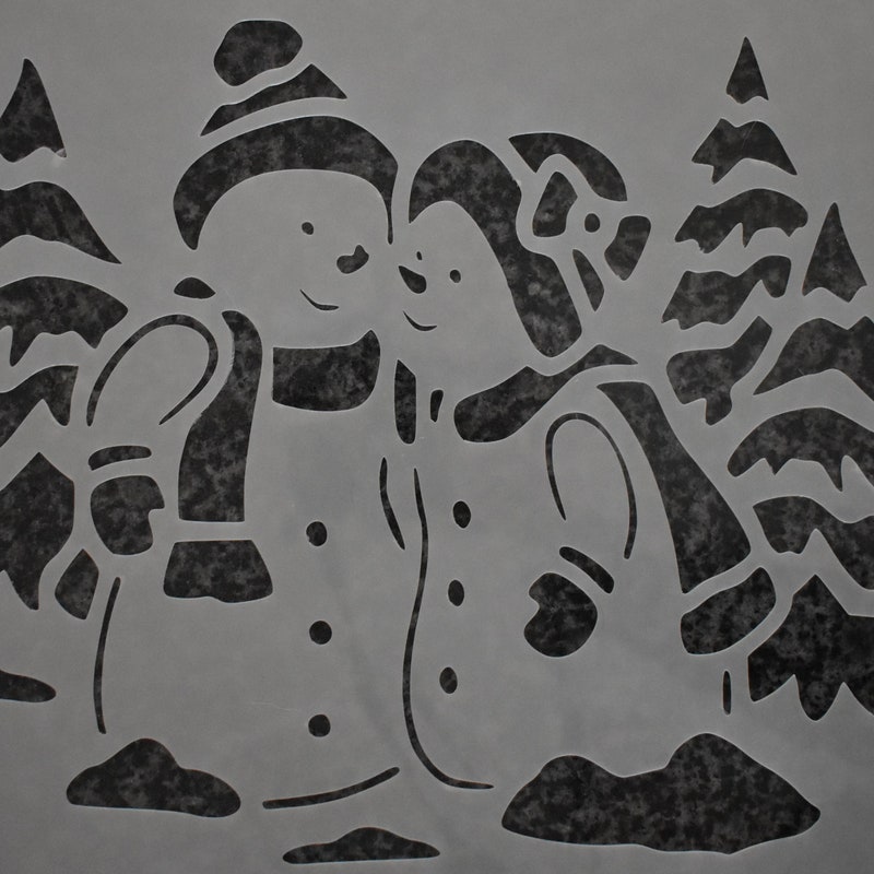 Snow Spray Stenciles - Etsy UK