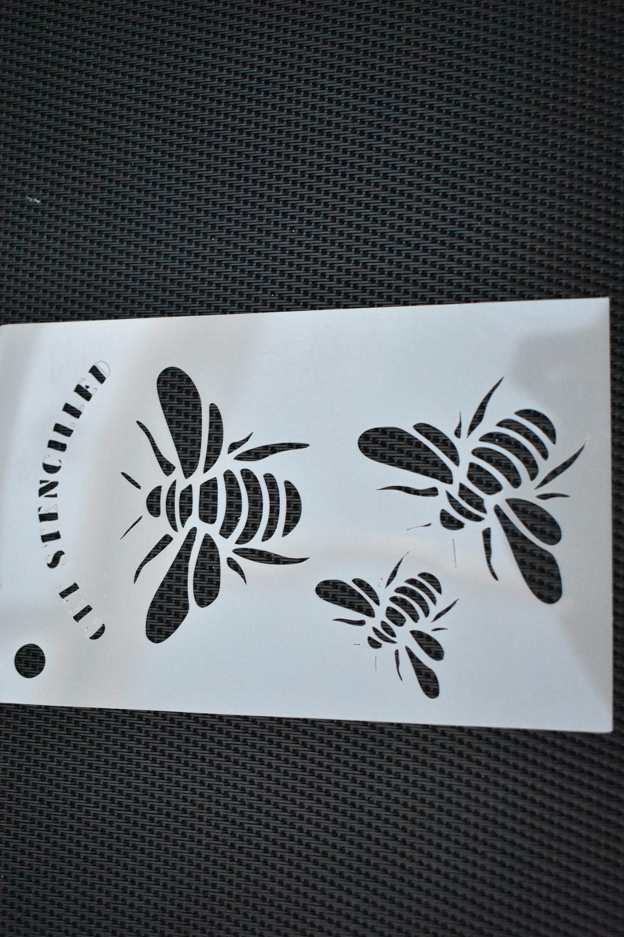 Face Body Painting Henna Glitter Tattoo Stencils X 6 Bees and Bee Hive ...