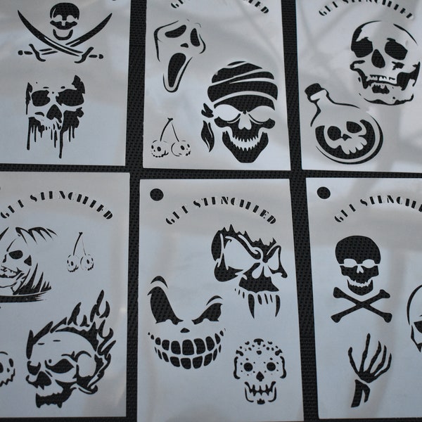 Ghost Face Painting - Etsy