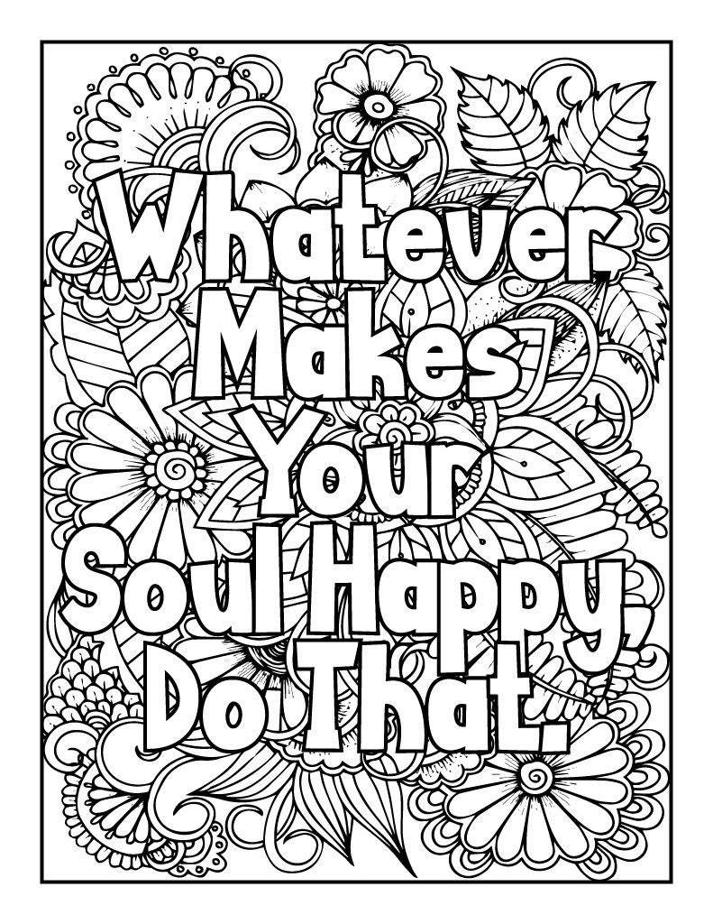 Stress Relief Mandalas and Inspirational Colouring 50 Pages PDF - Etsy