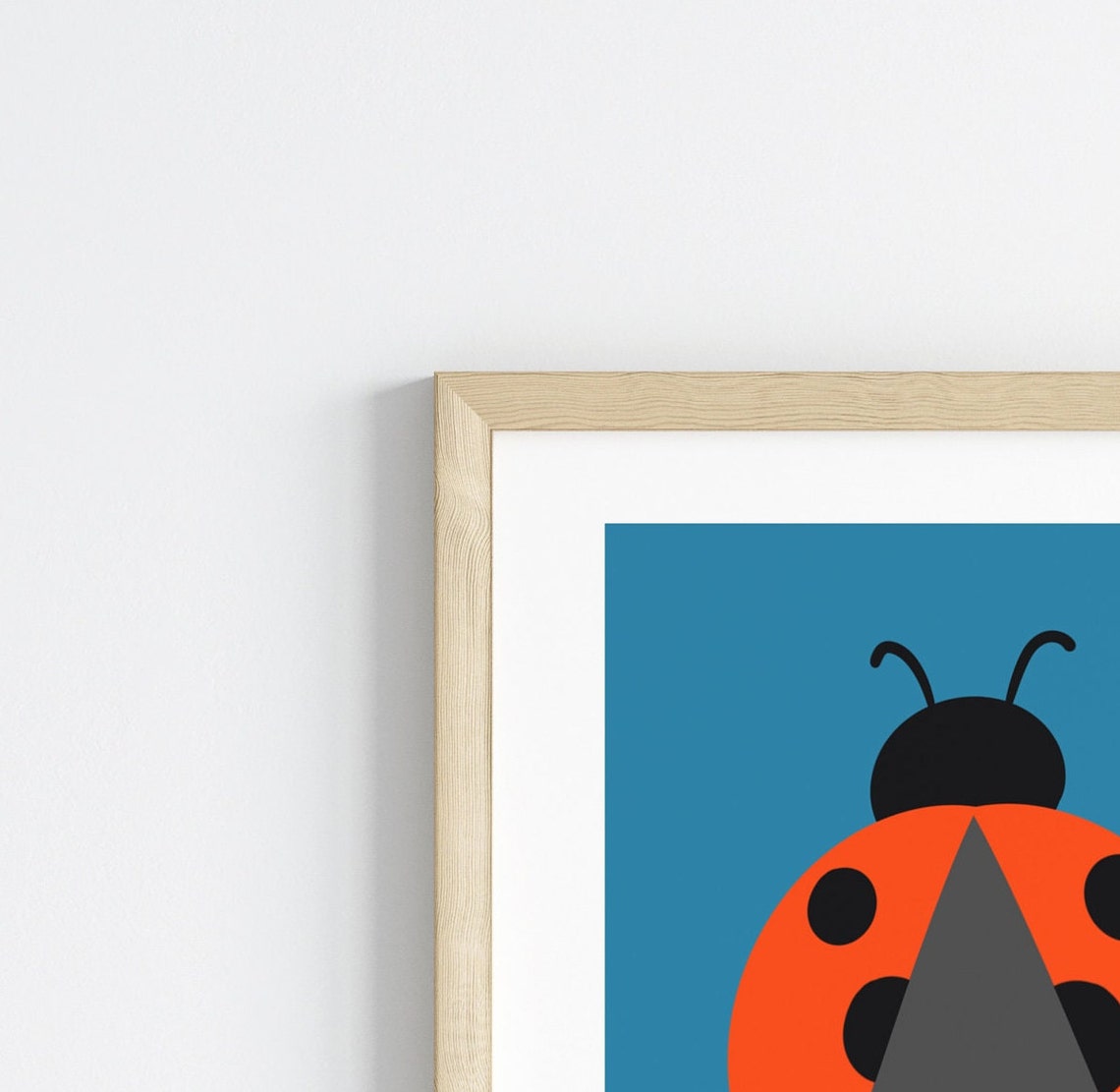 L is for Ladybug Children’s Illustrated Alphabet Print, Digital ...