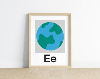 L is for Ladybug Children’s Illustrated Alphabet Print, Digital ...