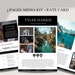 Travel Content Creator Media Kit Template Canva | Influencer Media Kit ...