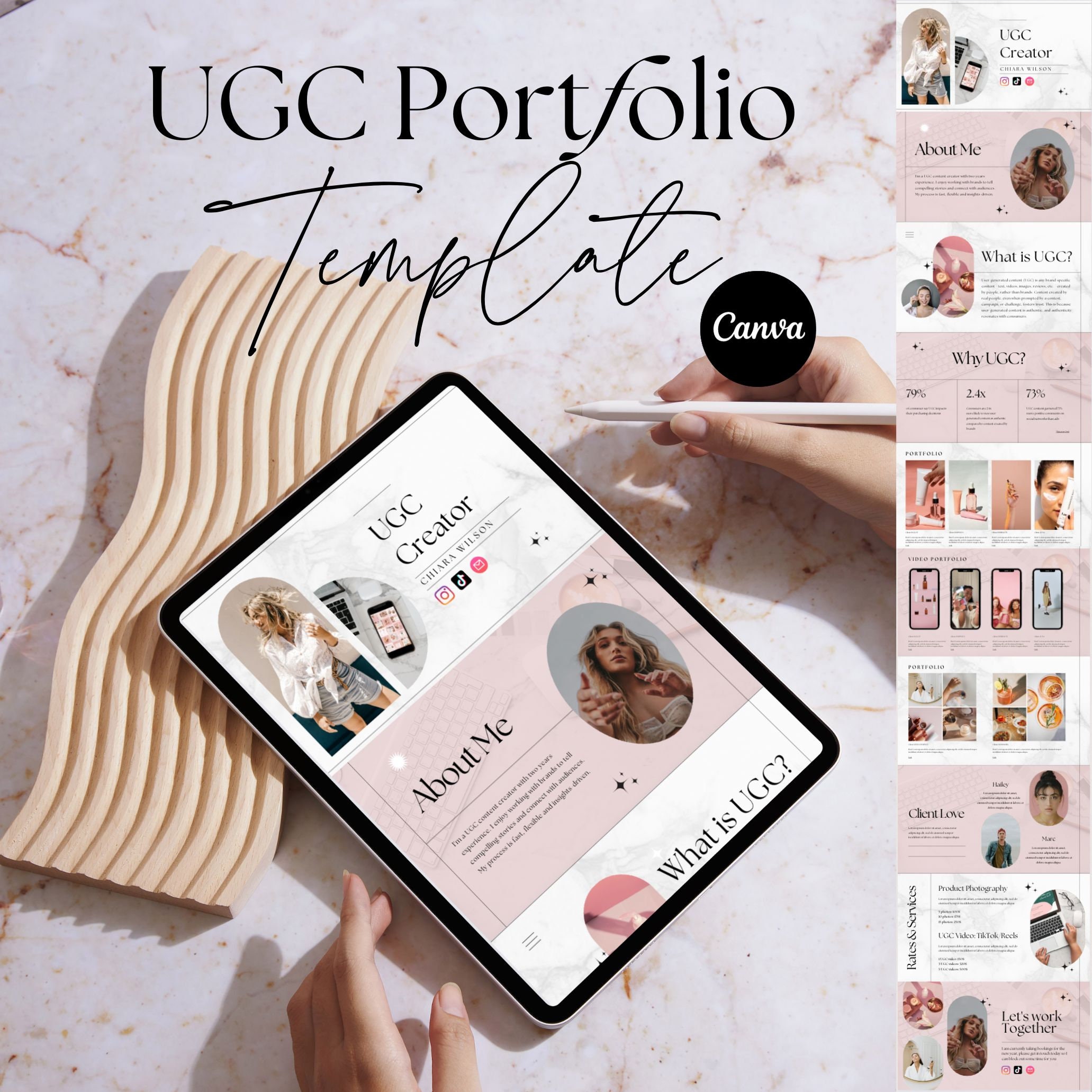 UGC Portfolio | UGC Template | UGC Media Kit | Ugc Creator | Ugc ...