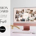 Digital Vision Board Template | 2023 Goals Board | Canva Mood Board ...