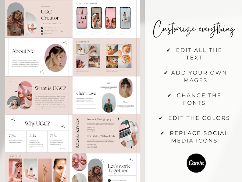 UGC Portfolio UGC Template UGC Portfolio Template Ugc - Etsy UGC Portfolio UGC Template UGC Portfolio Template Ugc - Etsy